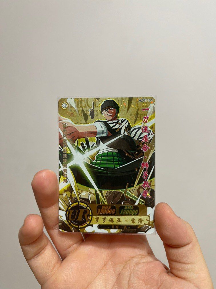 One Piece Trading Card Zoro CP and UR secret rares, Hobbies & Toys ...
