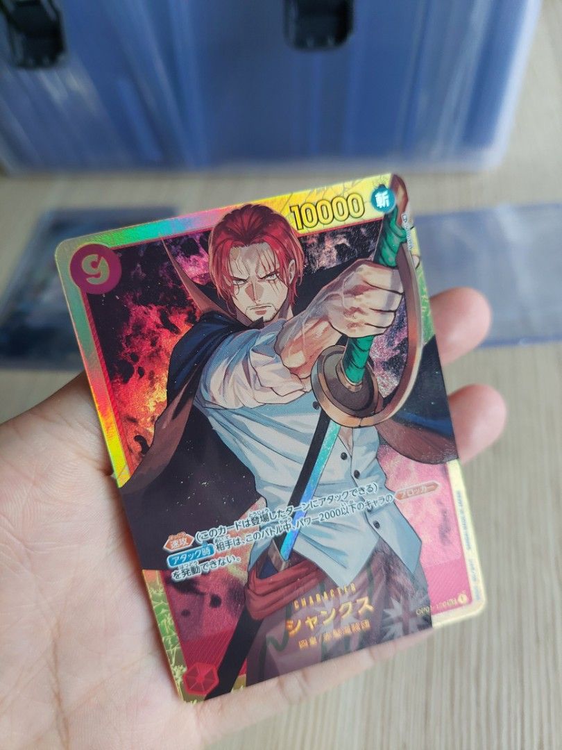 One Piece TCG - OP01-120 Shanks SEC, Hobbies & Toys, Toys & Games on ...