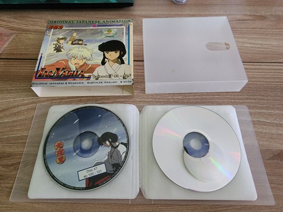 Original Inuyasha VCD Box set Vol.1-13, Hobbies & Toys, Music & Media ...