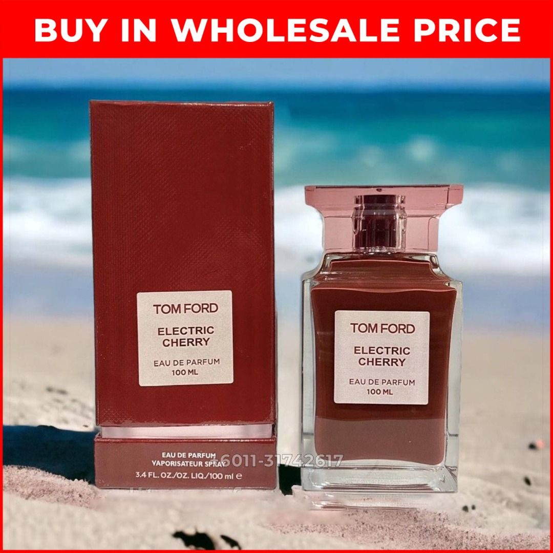 [ORIGINAL] TOM FORD ELECTRIC CHERRY EDP 100ML FOR UNISEX, Beauty ...