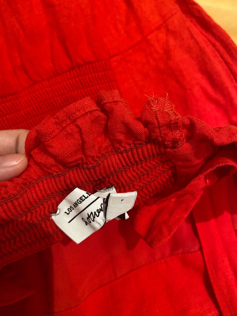 &other stories red linen dress on Carousell &other stories red linen dress on Carousell