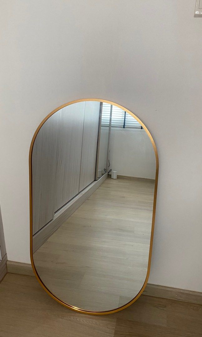 Oval shape mirror, Furniture & Home Living, Home Decor, Mirrors on ...