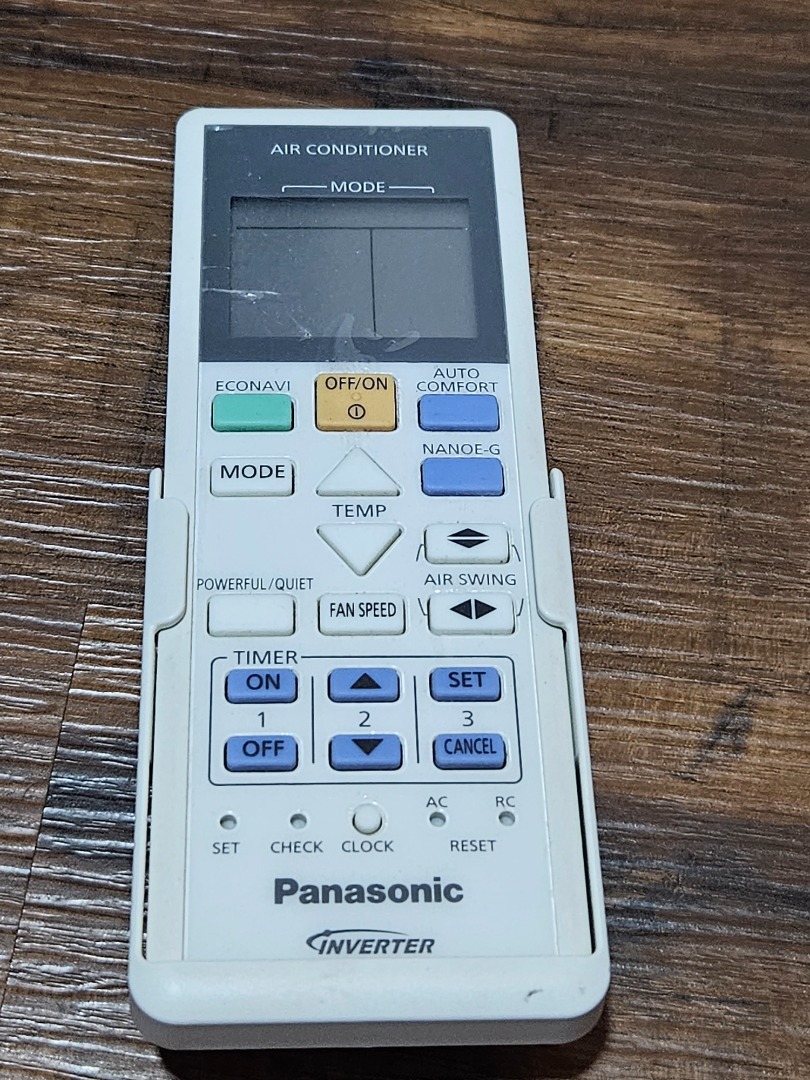 Panasonic Aircon Remote, TV & Home Appliances, Air Conditioners ...