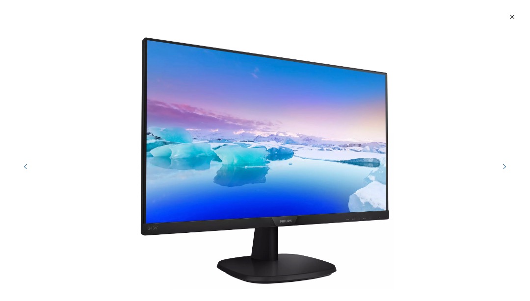 Philips 飛利浦 243V 全高清LCD顯示屏 23.8吋 95%新 100%Work HKD380, 電腦＆科技, 電腦周邊及配件 ...