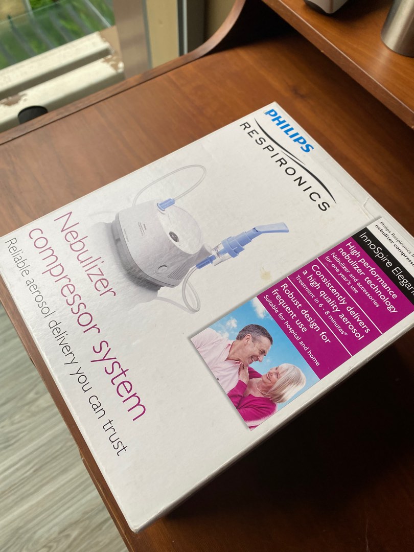 Philips Respironics Nebulizer Compressor System, Health & Nutrition ...