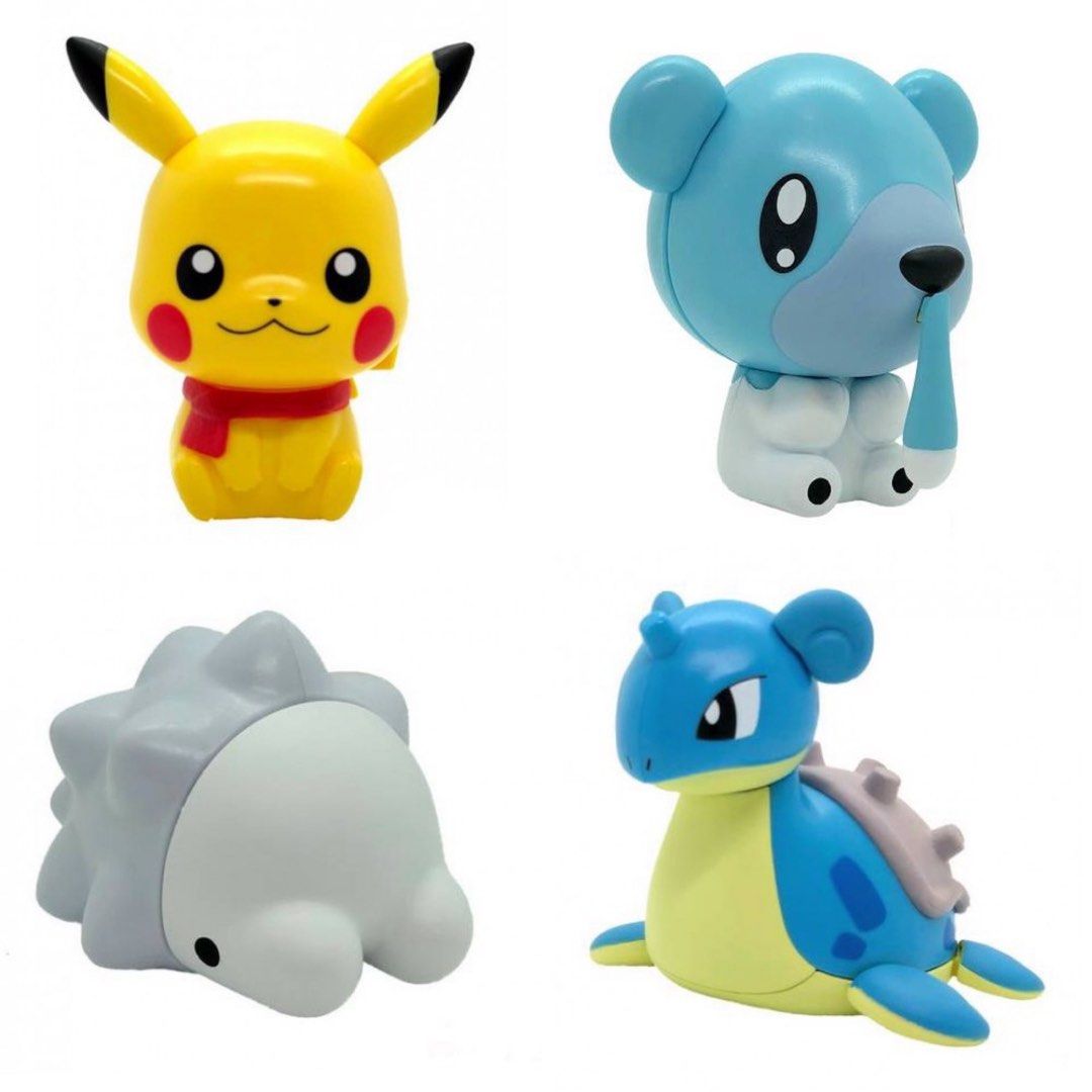 Pokemon Pikachu Squirtle Slowpoke Psyduck Eevee Rowlet Piplup ...