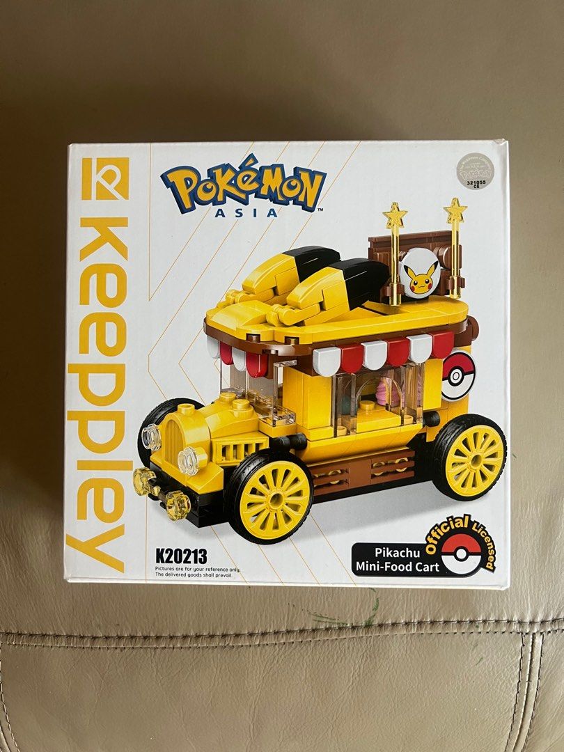 Pokémon Keeppley Pikachu Mini Food Cart Lego, Hobbies & Toys, Toys ...
