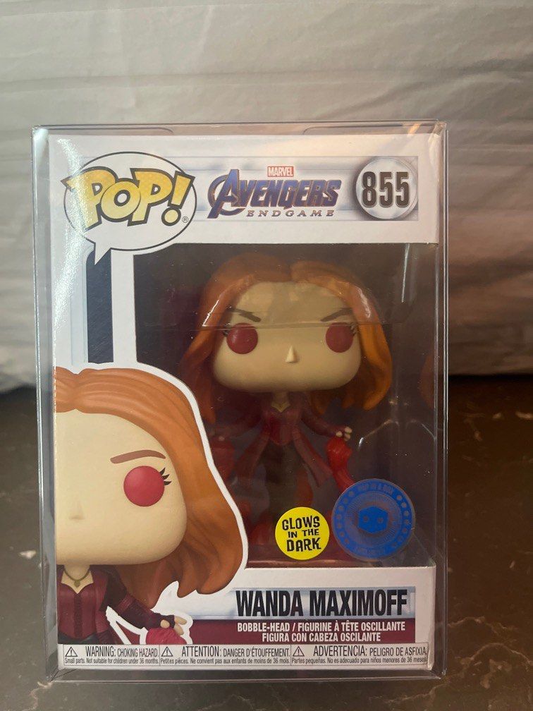 POP! - Marvel: Wanda Maximoff Avengers Endgame #855 - Glow in the dark ...