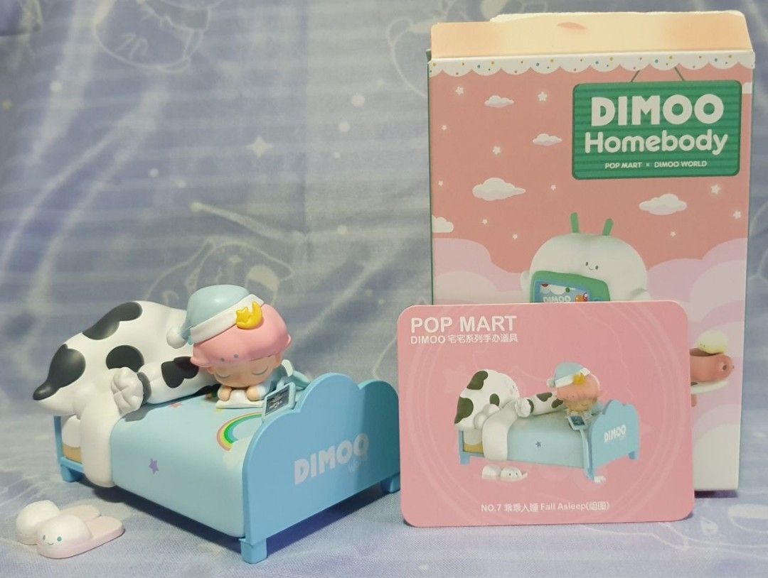 POPMART DIMOO Homebody: Fall Asleep / Hirono The Other One: Nowhere ...
