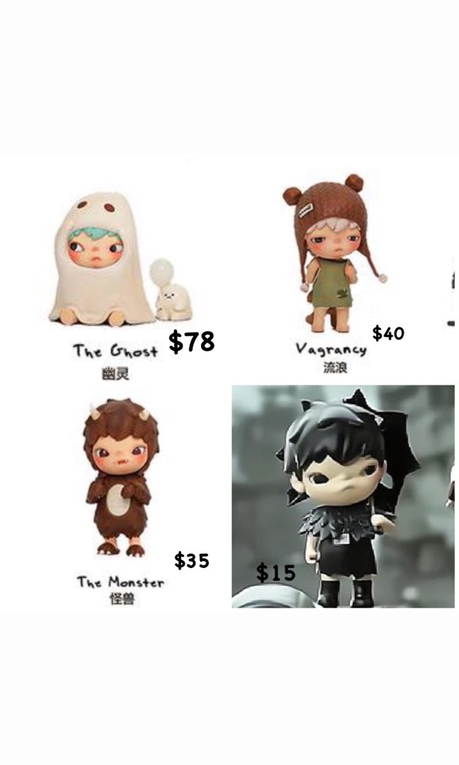 Popmart Hirono The Other One GHOST VAGRANCY MONSTER FALLEN ANGEL ...