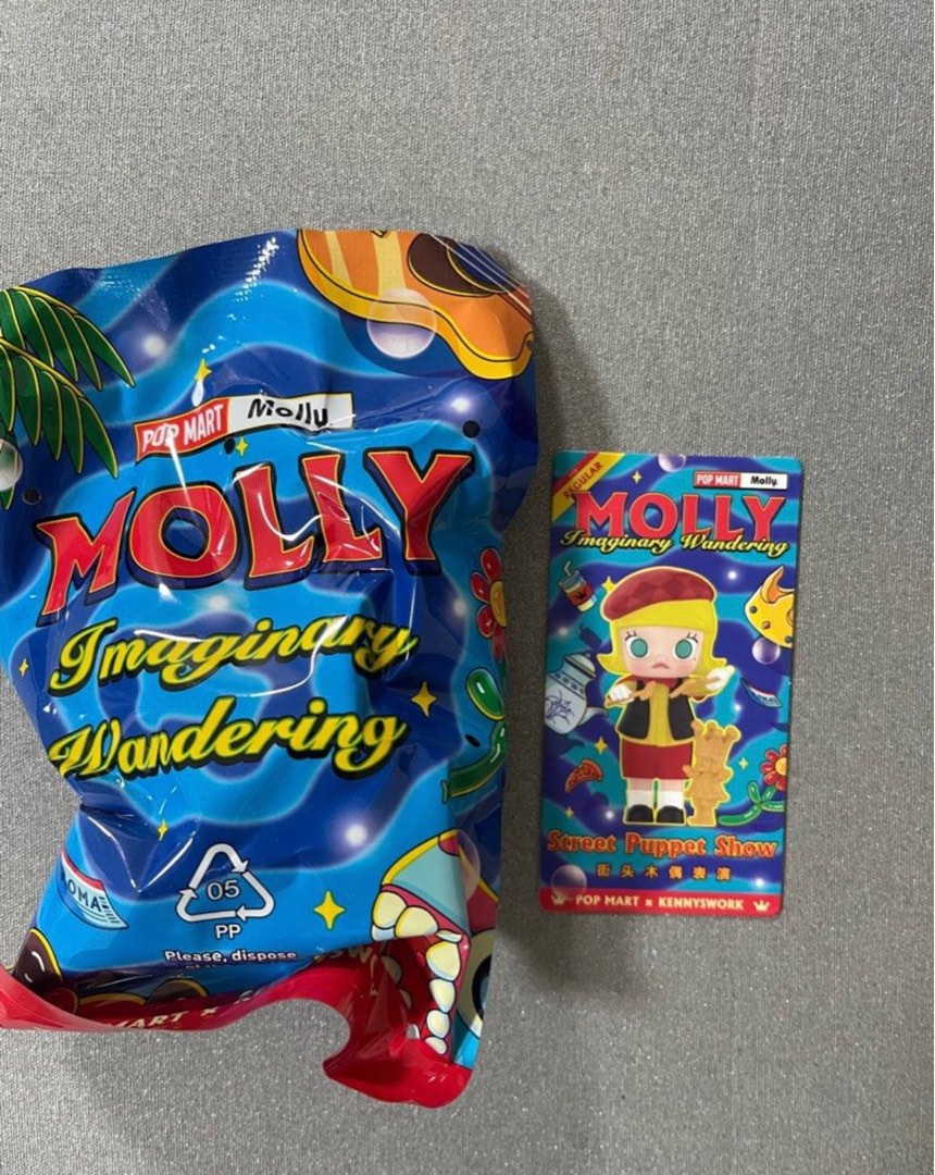 Popmart Molly Imaginary Wandering - Secret Puppet Show, Hobbies & Toys ...