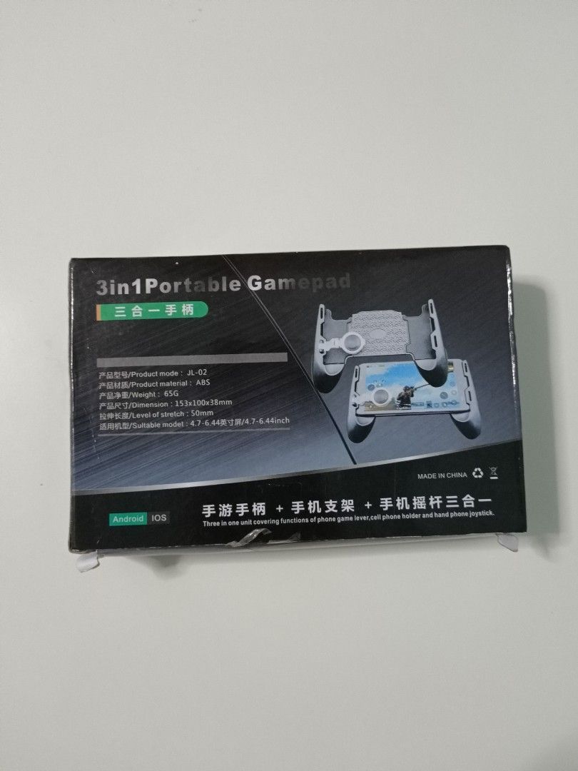 Portable Gamepad 3 in 1 Mobile Gaming Game Pad with joystick, Video ...