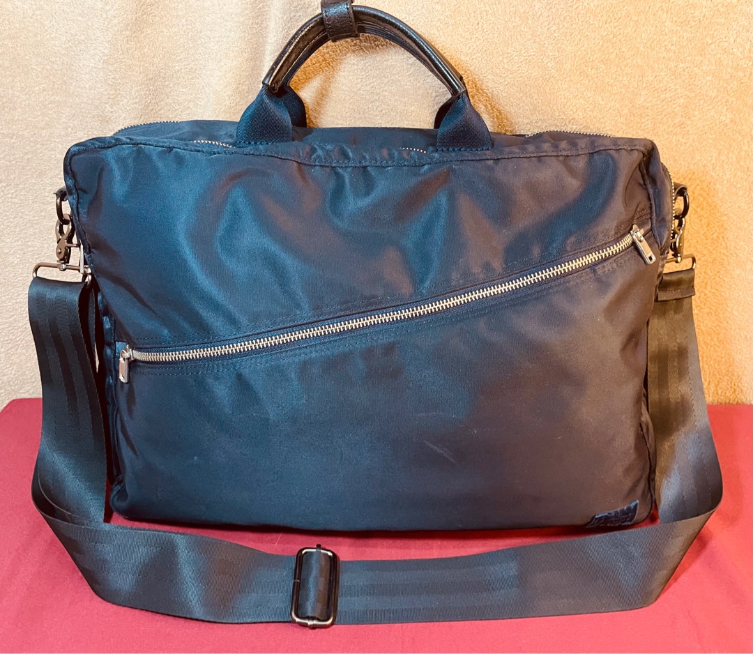 Porter Lift 3 Way Navy Briefcase on Carousell
