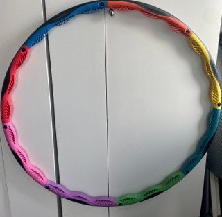 Powerhoop Deluxe Weighted Hula Hoop 1.9kg, 運動產品, 運動與健身, 運動與健身 - 拉伸配件 ...