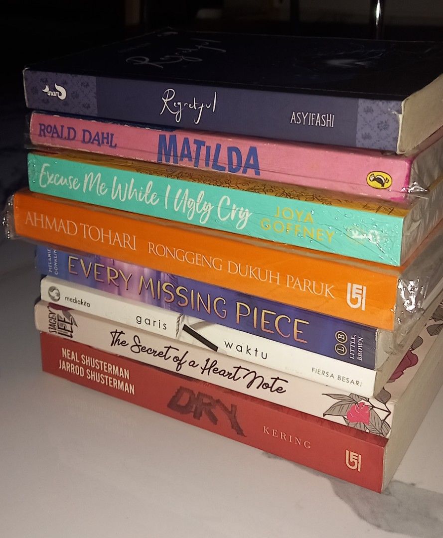 Preloved & New Novel Buku Original Dry Kering, Matilda, Regretful TTD ...