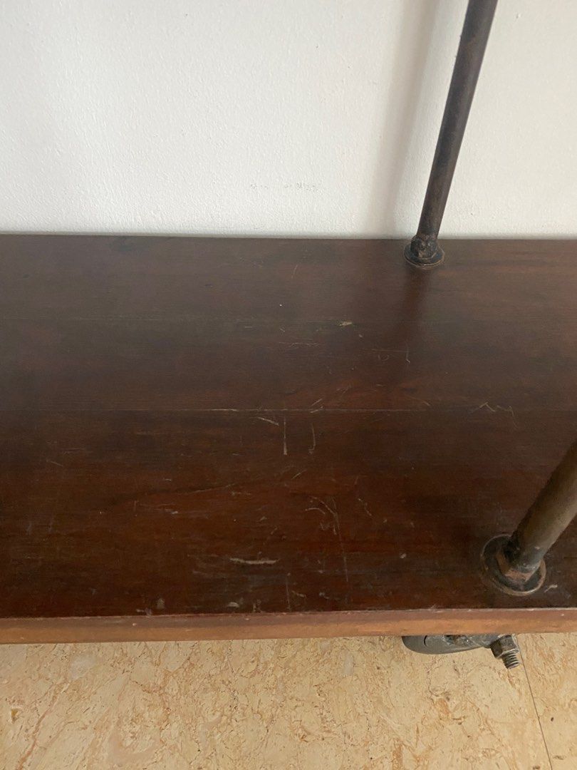Pre-loved industrial style display shelving unit, Furniture & Home ...