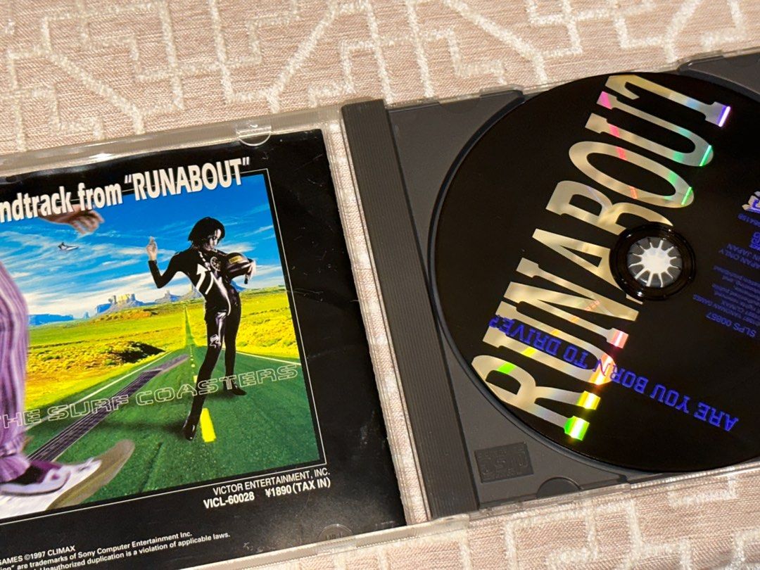PS1 Runabout Climax & Runabout 2 (JP) Original Game, Video Gaming ...
