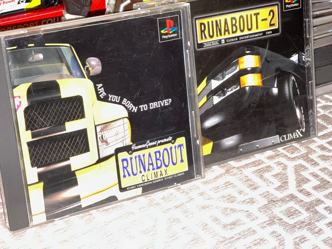 PS1 Runabout Climax & Runabout 2 (JP) Original Game, Video Gaming ...