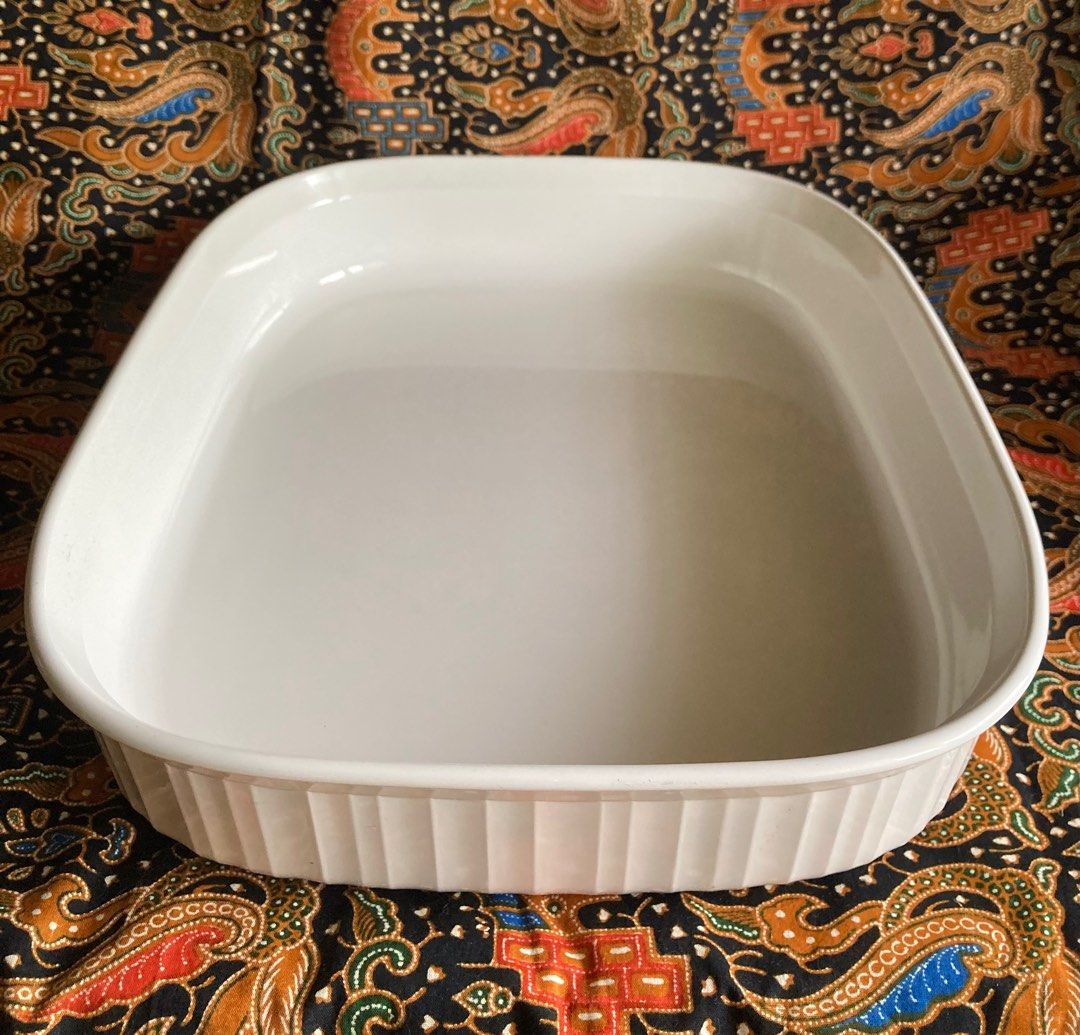 Pyrex Corningware French White Casserole 4.5ltr, Furniture & Home ...