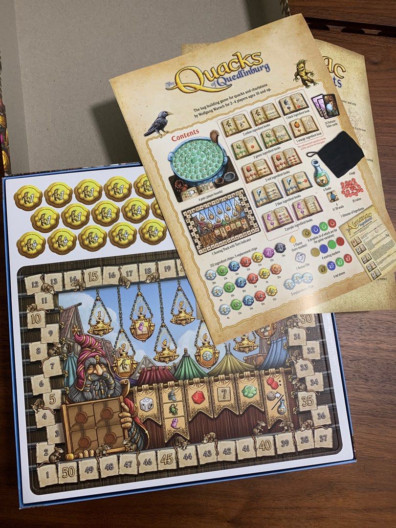 Quacks of Quedlinburg board game, Hobbies & Toys, Toys & Games on Carousell