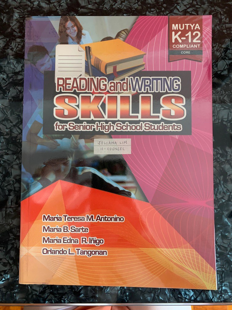 Reading and Writing Skills for Senior High School Students, Hobbies ...