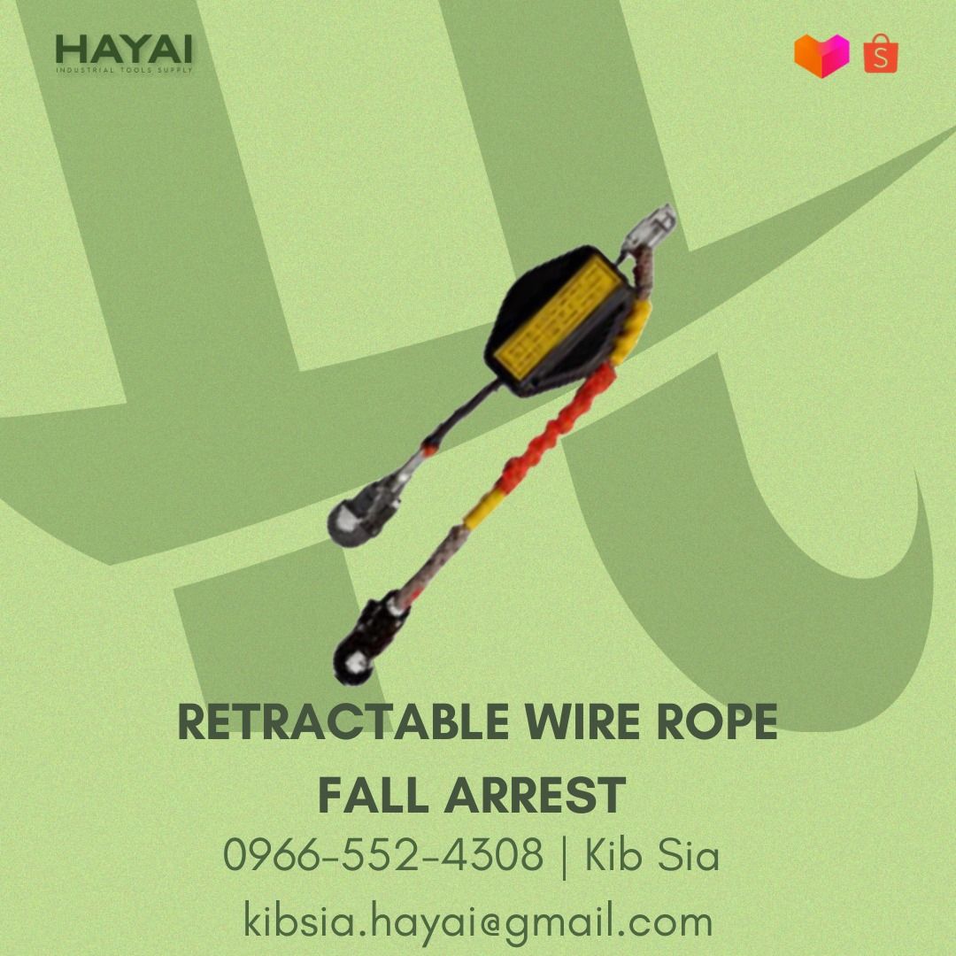 Retractable Wire Rope Fall Arrest on Carousell