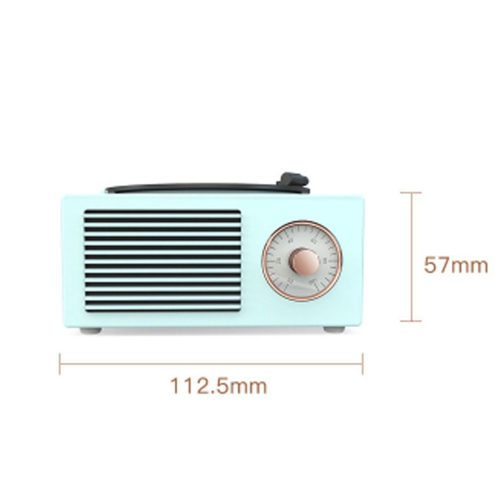 Retro Bluetooth Speaker Vintage Retro Music Box Portable Speaker ...
