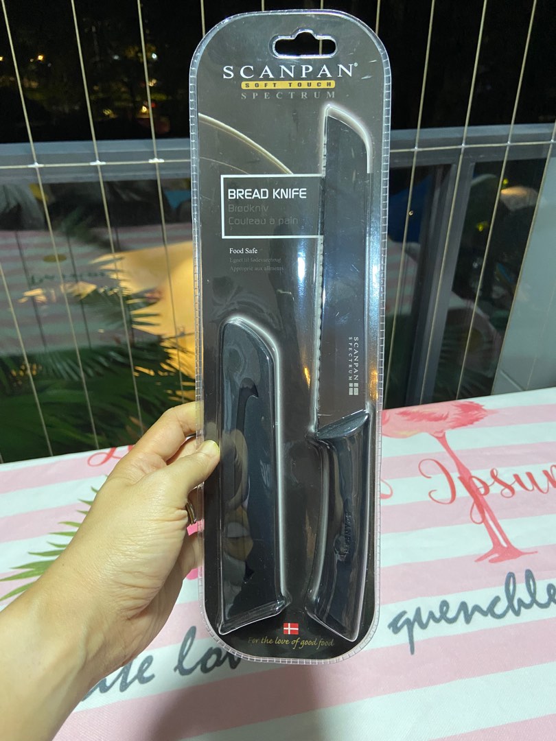 SCANPAN Spectrum 18cm Bread Knife with Sheath, TV & Home Appliances ...