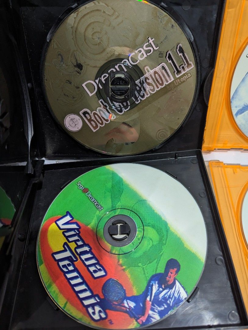 SEGA DREAMCAST CD GAMES CAPCOM VS SNK VIRTUAL STRIKER FOOTBALL SONIC ...