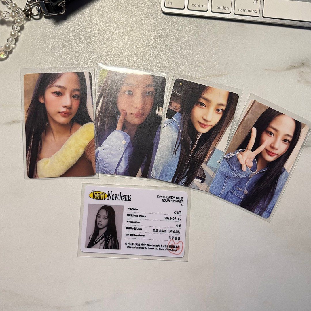 SET newjeans minji photocards, Hobbies & Toys, Memorabilia ...