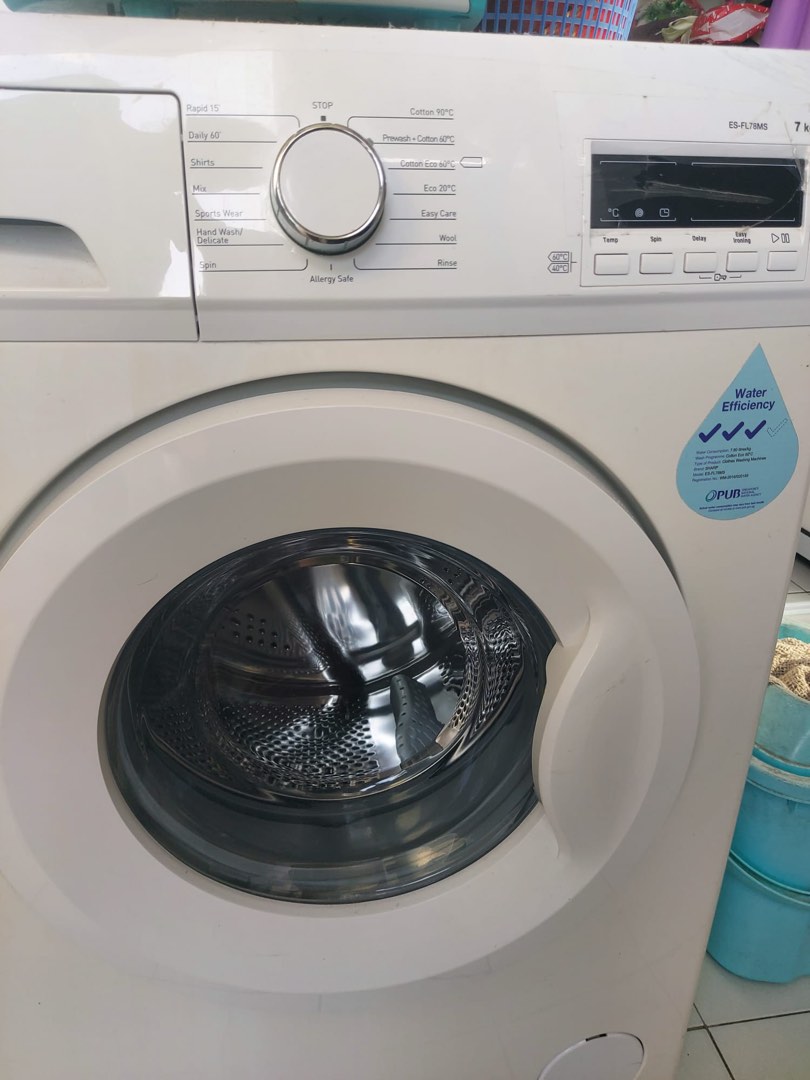 Sharp 7 kg washing machine, TV & Home Appliances, Washing Machines and ...