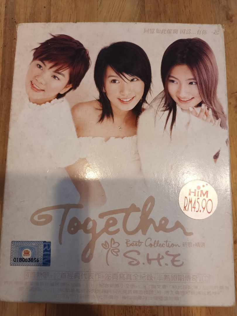 S.H.E together Best Collection 新歌加精選, Hobbies & Toys, Music & Media ...