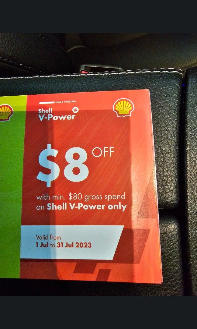 Shell v power voucher, Tickets & Vouchers, Vouchers on Carousell