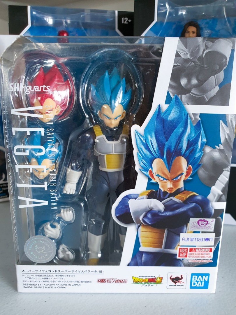 SHF Vegeta SSGSS (Blue/Super Saiyan God) - Dragon Ball Super Broly ...