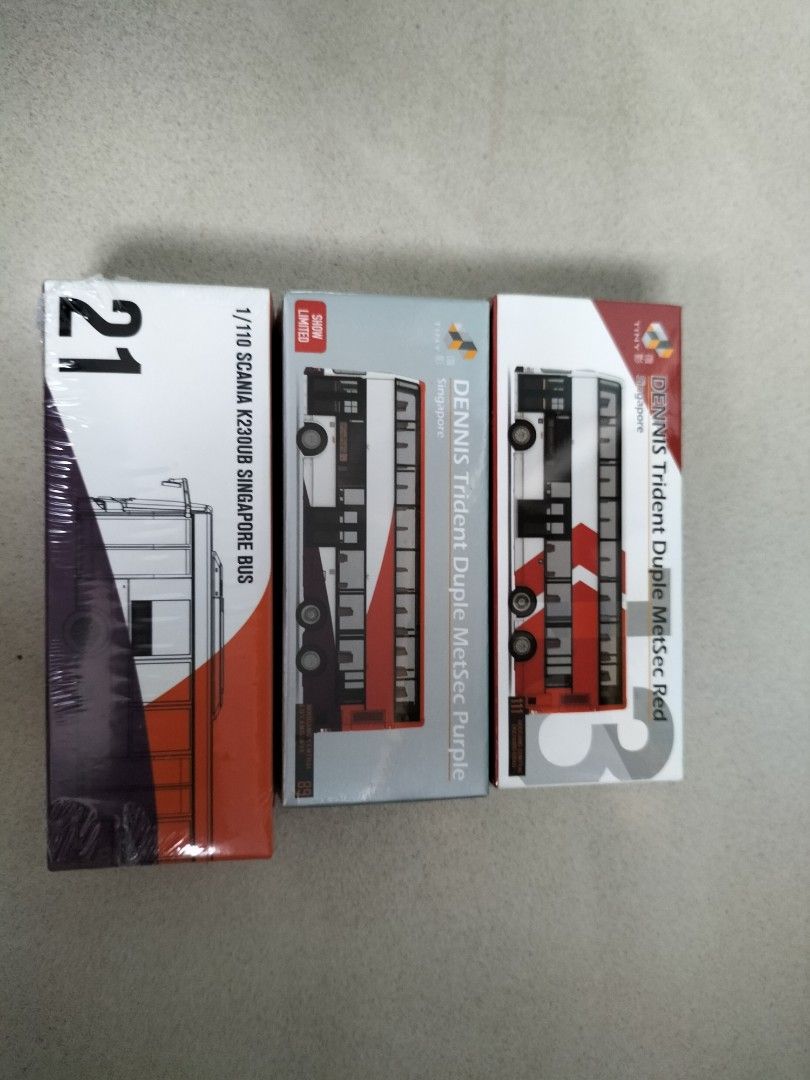 Singapore bus models, Hobbies & Toys, Toys & Games on Carousell