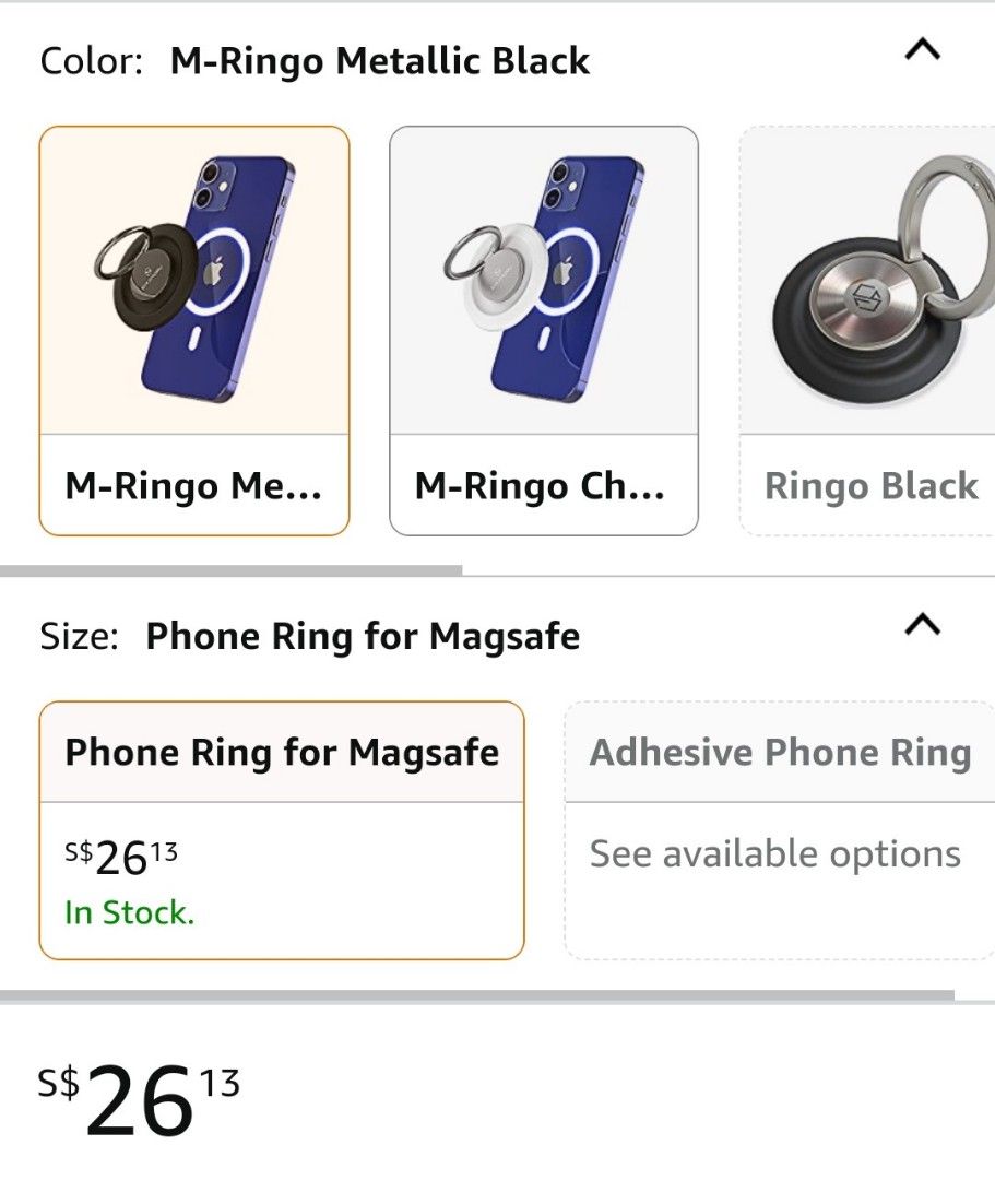 Sinjimoru M-Ringo for Magsafe, Mobile Phones & Gadgets, Mobile & Gadget Accessories, Other ...