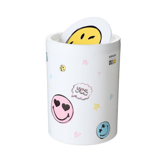 Smiley World Desk Trash Bin, Furniture & Home Living, Cleaning ...
