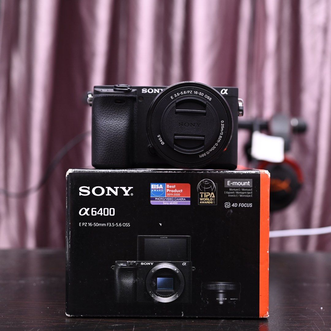 Sony A6400 with 16-50mm kit lens (SC2K), Photography, Cameras on Carousell