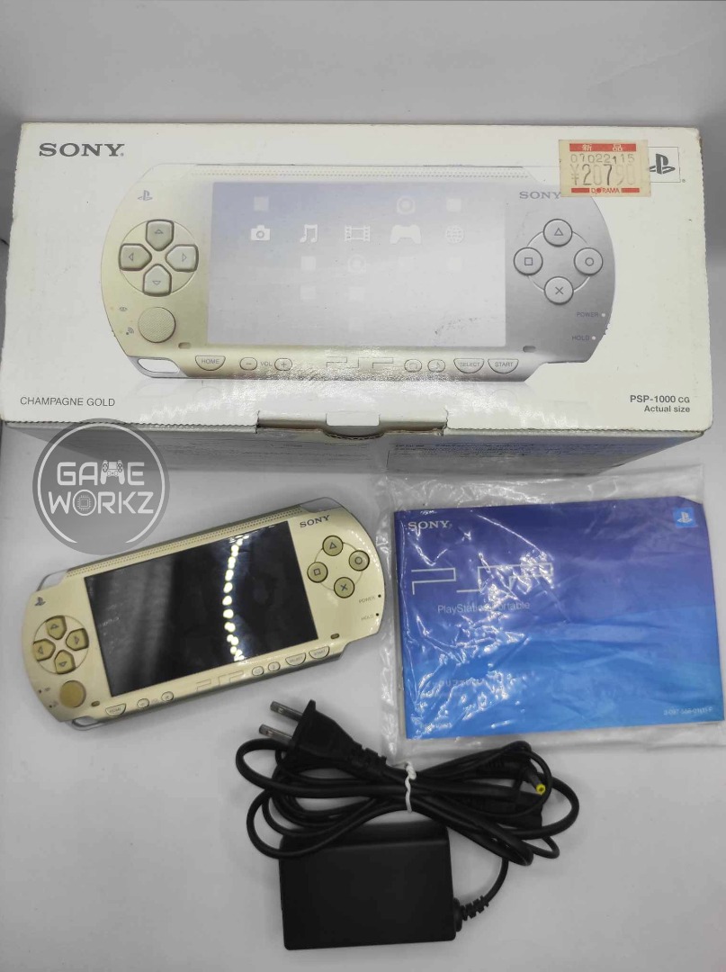 SONY PSP 1000 Champagne Gold, Video Gaming, Video Game Consoles ...