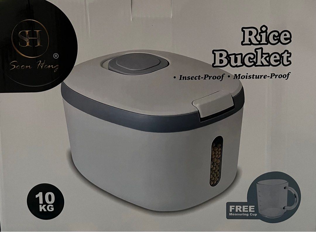 Soon Heng Rice Bucket 10KG, TV & Home Appliances, Kitchen Appliances ...