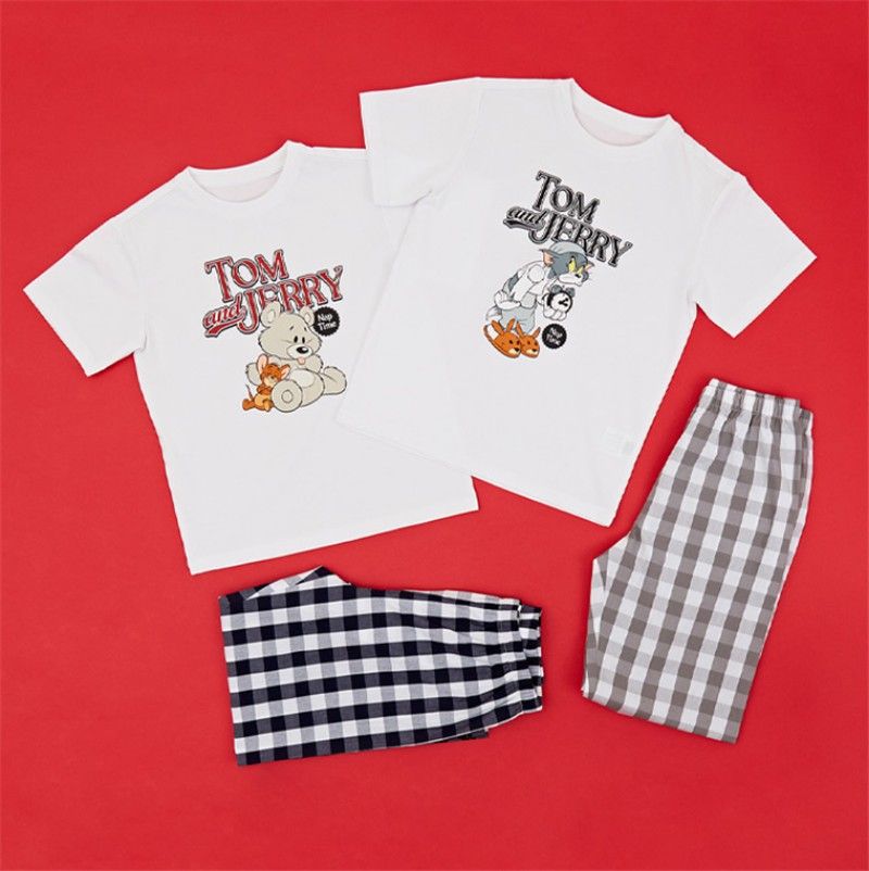 SPAO X TOM AND JERRY SHIRT PYJAMAS SET WEAR UNISEX, Women's Fashion ...