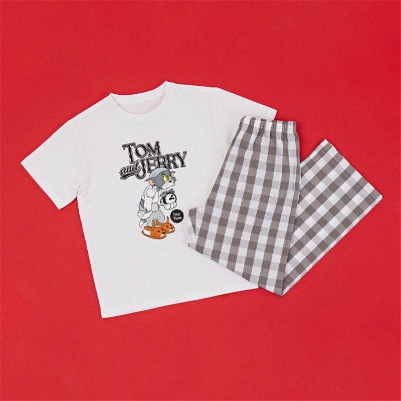 SPAO X TOM AND JERRY SHIRT PYJAMAS SET WEAR UNISEX, Women's Fashion ...