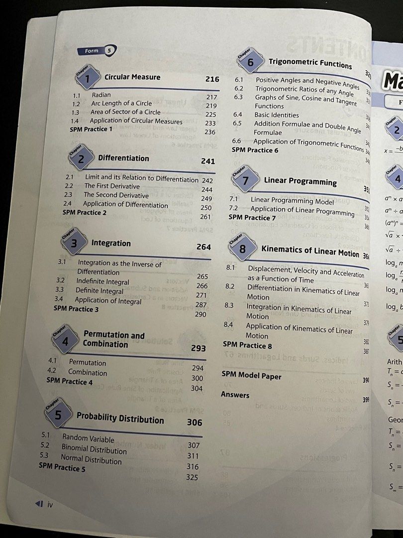 SPM Additional Mathematics (Addmath) Form 4 & 5 KSSM, Hobbies & Toys ...