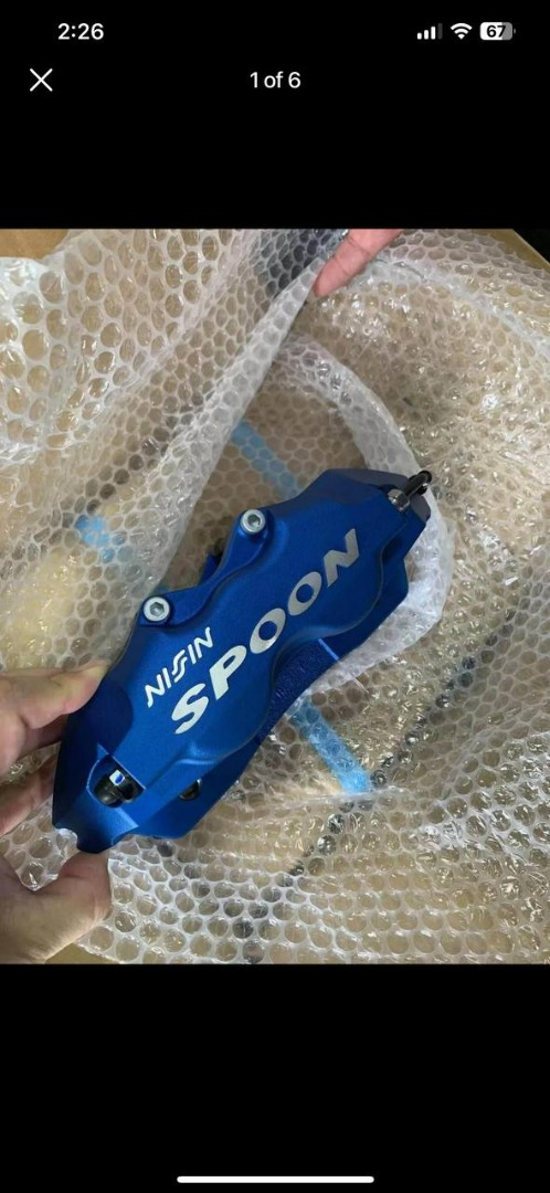 SPOON 4 piston brake kit Original Authentic Japan, Car Accessories ...