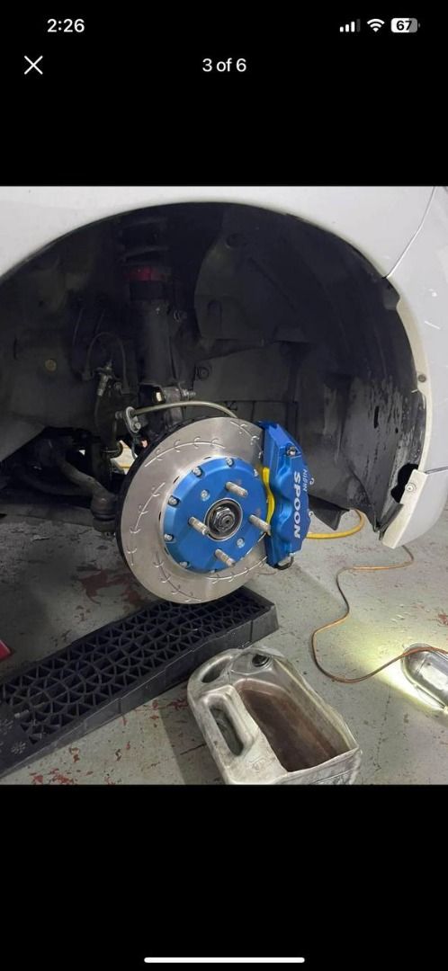 SPOON 4 piston brake kit Original Authentic Japan, Car Accessories ...