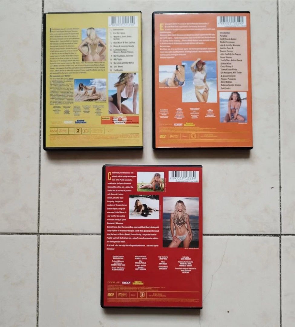 現貨 Sports Illustrated Swimsuit VOL.3,4,5 DVD (共3隻,原裝正版), 興趣及遊戲, 音樂、樂器 ...