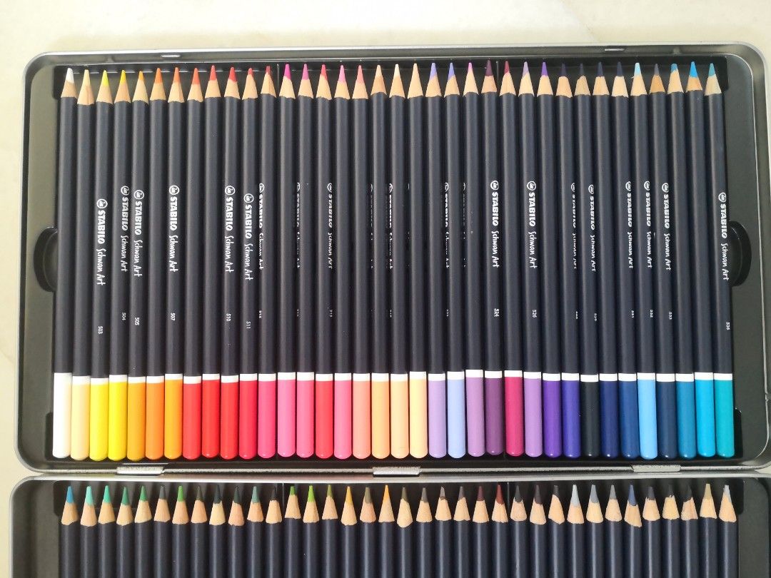 Stabilo Schwan Art Colored Pencils - 72 Colour, Hobbies & Toys ...