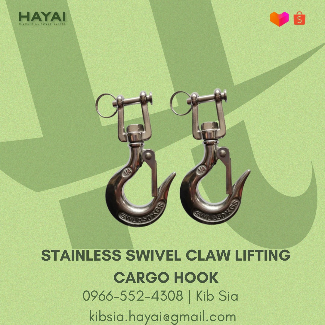 Stainless Swivel Claw Lifting Cargo Hook on Carousell