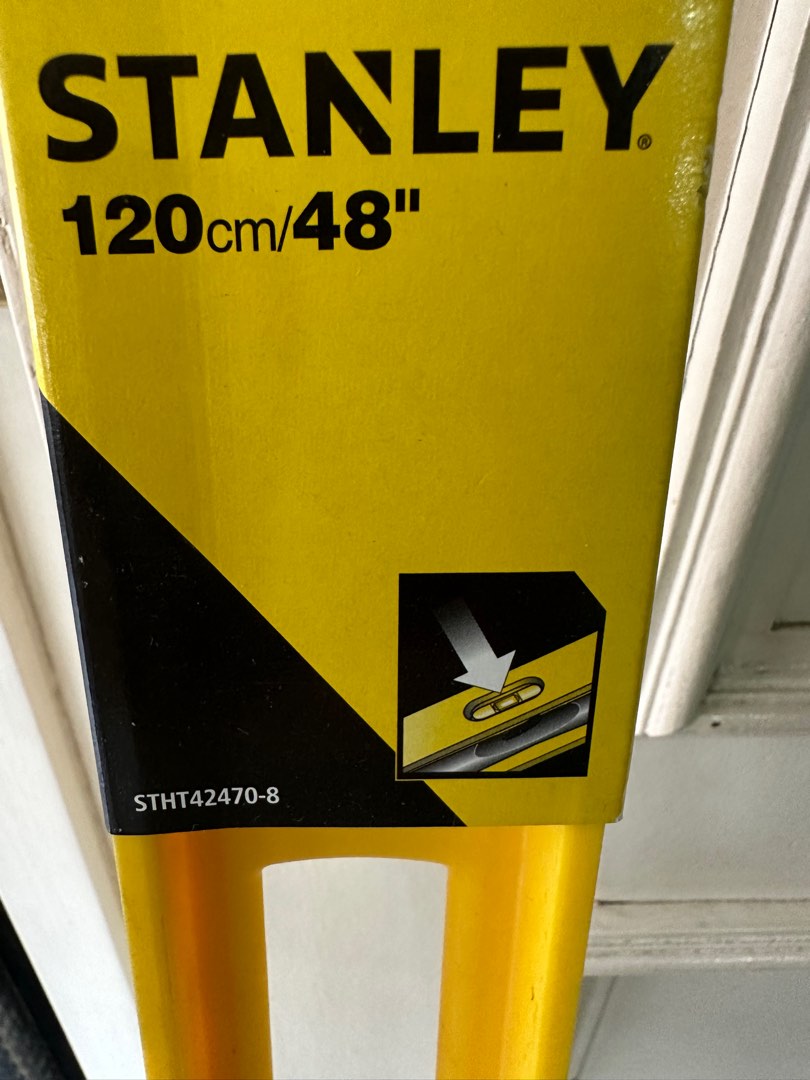 Stanley spirit beam level ruler 120cm, Furniture & Home Living, Home ...