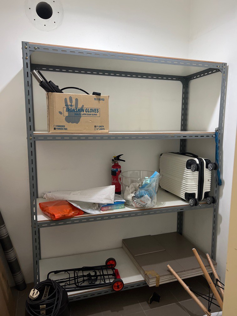 Free Storage Rack bomb shelter shelf, Furniture & Home Living ...